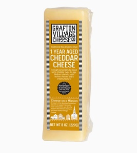 Grafton Village Cheese 1 Year Aged Cheddar - Hudson Milk ...